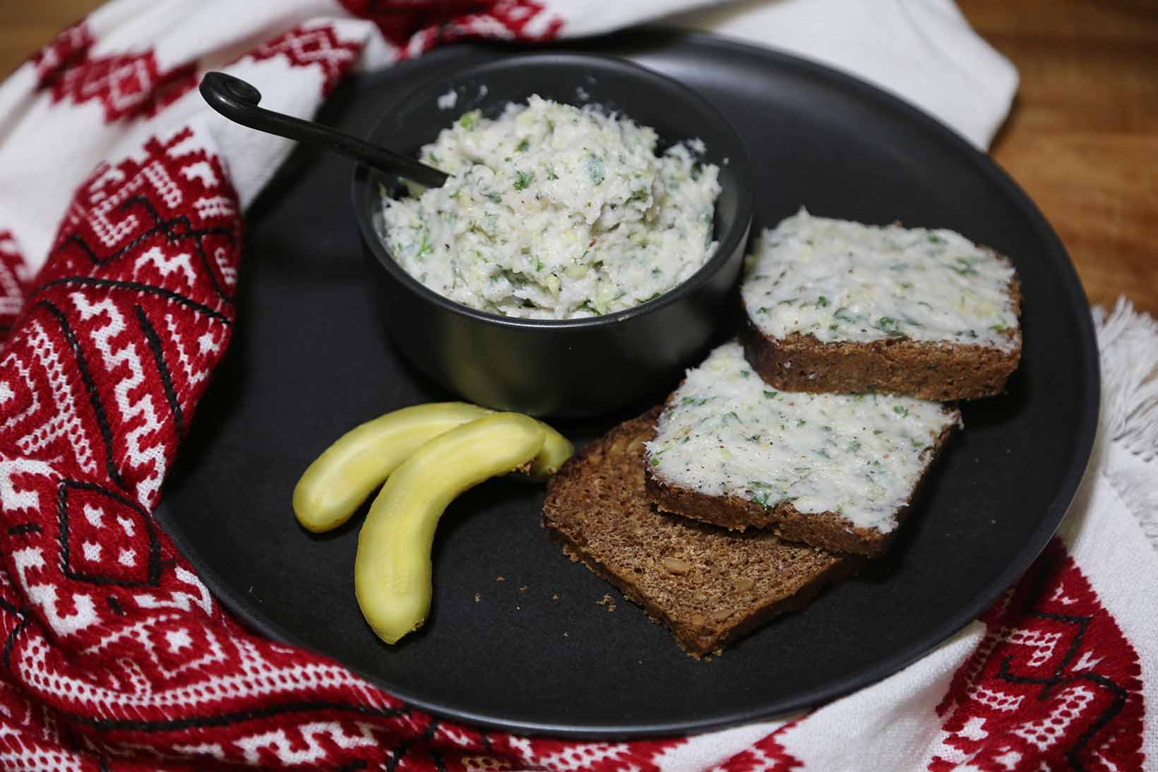 The Salo Spread (with Garlic and Herbs) - Matusya's Kitchen