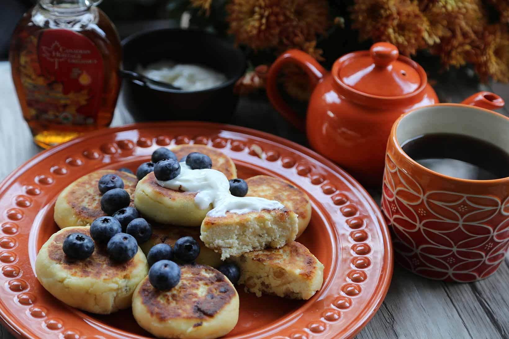 How to make Syrnyky (Ukrainian Cheese Pancakes) - Matusya's Kitchen